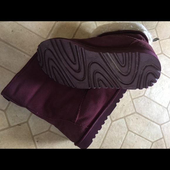 Simple | Shoes | Genuine Shearling And Leather Pull On Boots | Poshmark